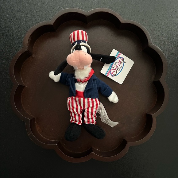 Disney | Toys | Disney Goofy In Uncle Sam Outfit Bean Bag Plush In ...
